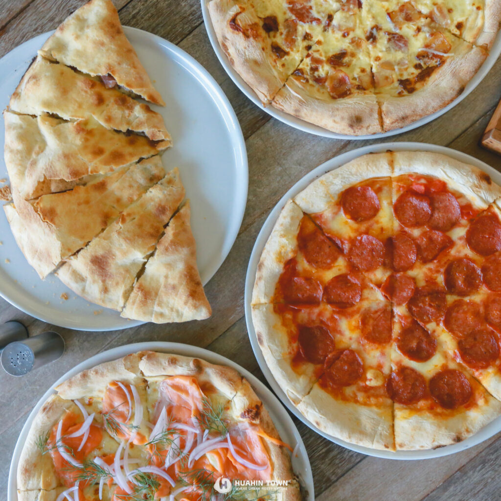 พิซซ่าเตาถ่านริมทะเลหัวหิน "Pizza By Andreas" ราคาหลักร้อย แต่วิวหลัก ...